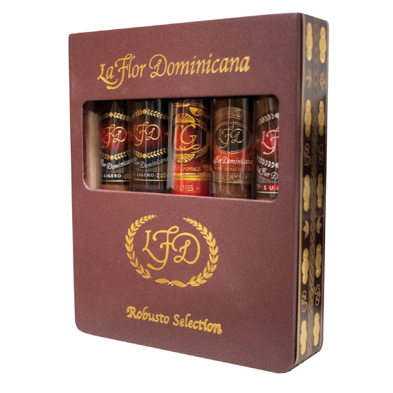 BLD DOMINICAN ROBUSTO SAMPLER PACK OF 5 – Bright Leaf Distribution